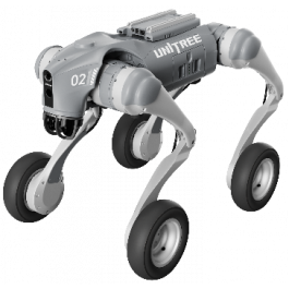 Unitree - Go2 W Wheeled Robot Dog Fueling Discovery with Cutting-Edge ...